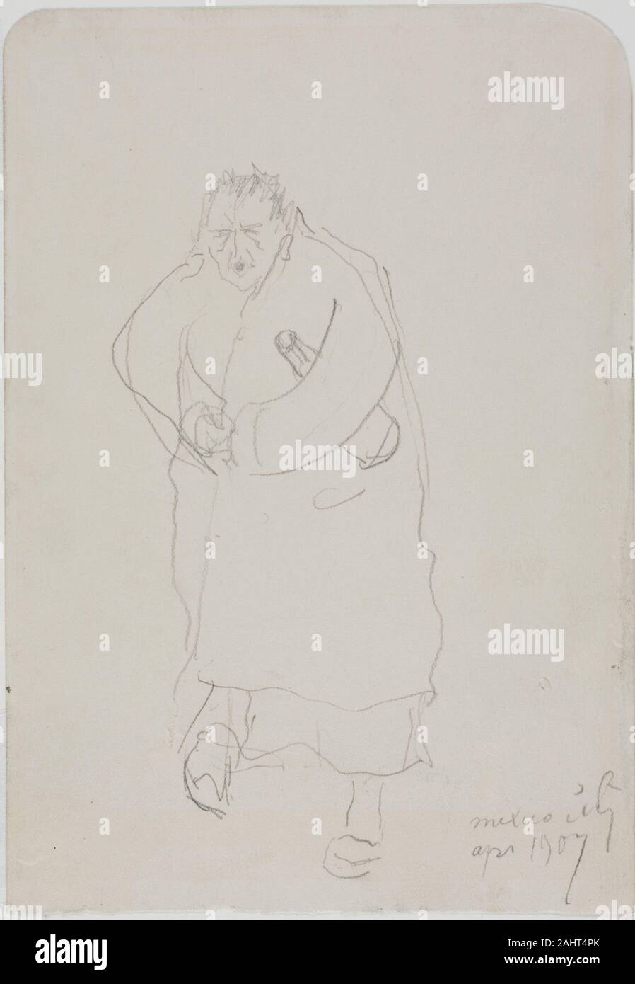 Anders Zorn. Self-Portrait. 1907. Sweden. Graphite on cream wove paper ...