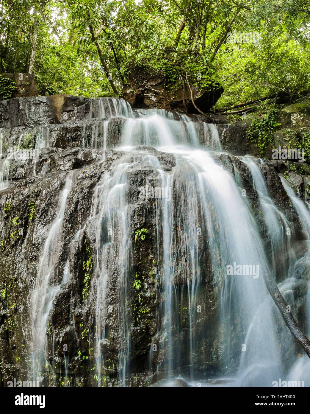 A waterfall on Koh Rong Island Stock Photo - Alamy
