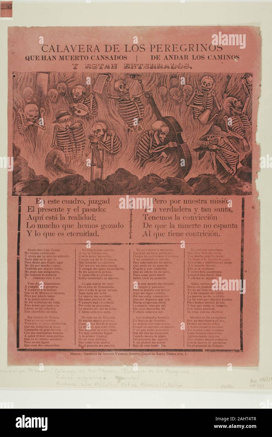 Jose Guadalupe Posada Calavera High Resolution Stock Photography and ...