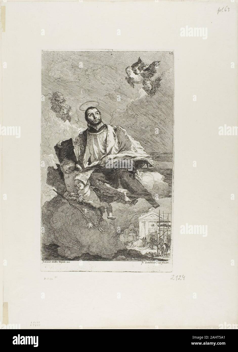 Giovanni Domenico Tiepolo. St. Gaetano of Thiene. 1757–1804. Italy ...