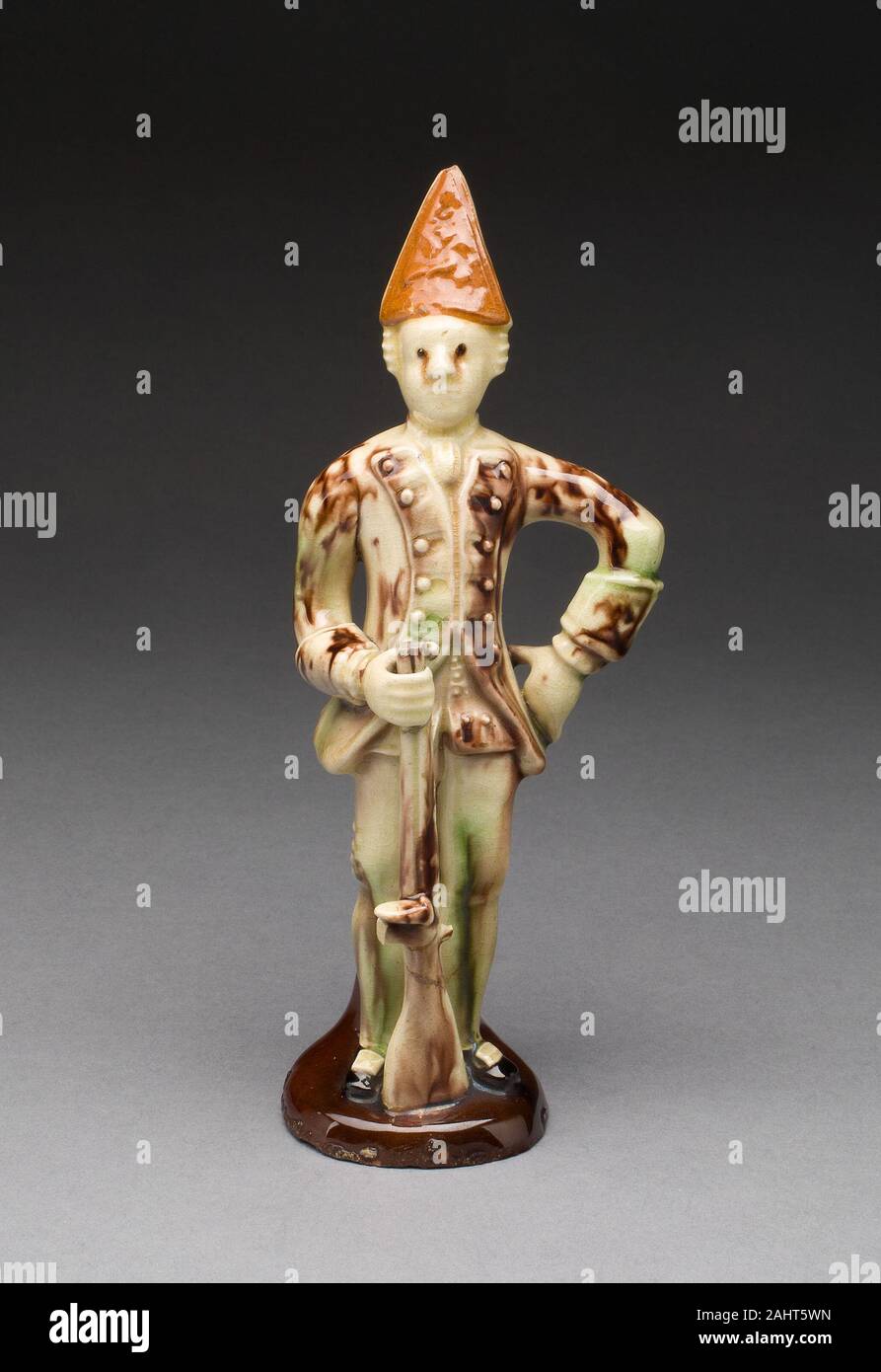 Soldier. 1750–1770. Staffordshire. Lead-glazed earthenware (creamware ...