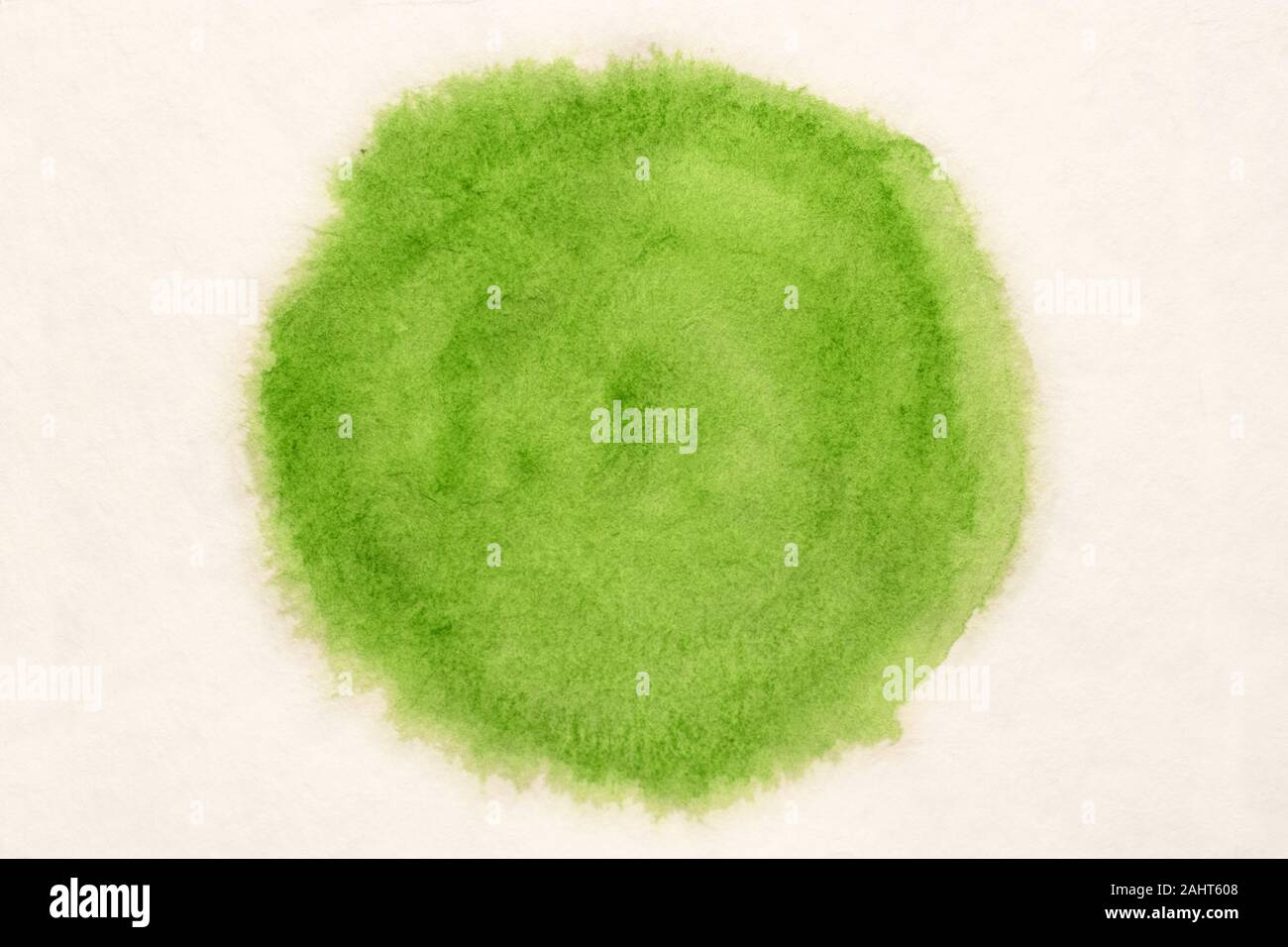 green color watercolor, illustration hand painted with brush Stock ...