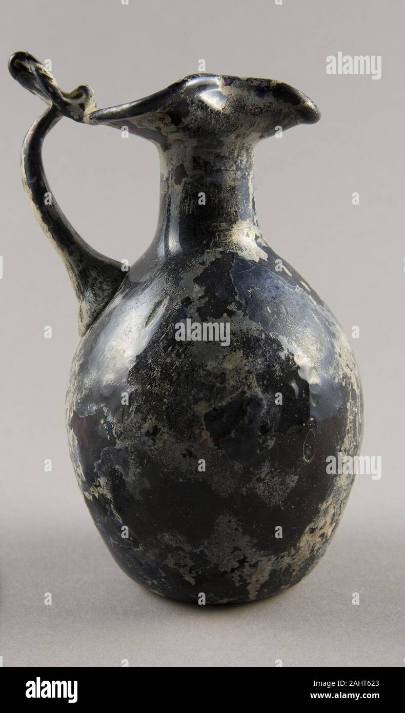 Ancient Roman. Pitcher. 301 AD–400 AD. Syria. Glass, blown technique ...