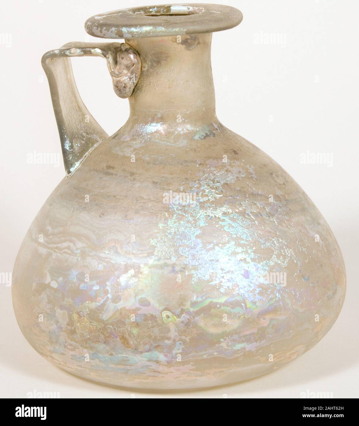 Ancient Roman. Jug. 1 AD–300 AD. Eastern Mediterranean Region. Glass ...