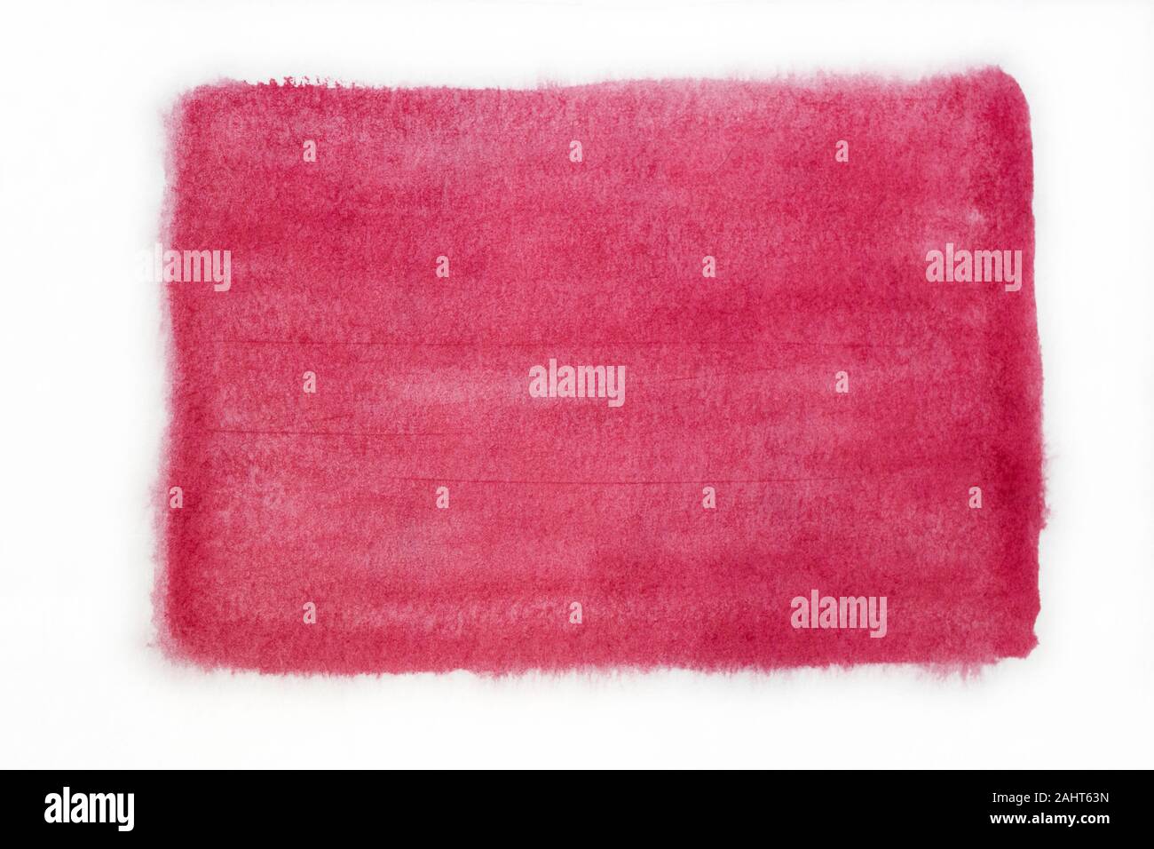 red color watercolor, illustration hand painted with brush Stock Photo ...