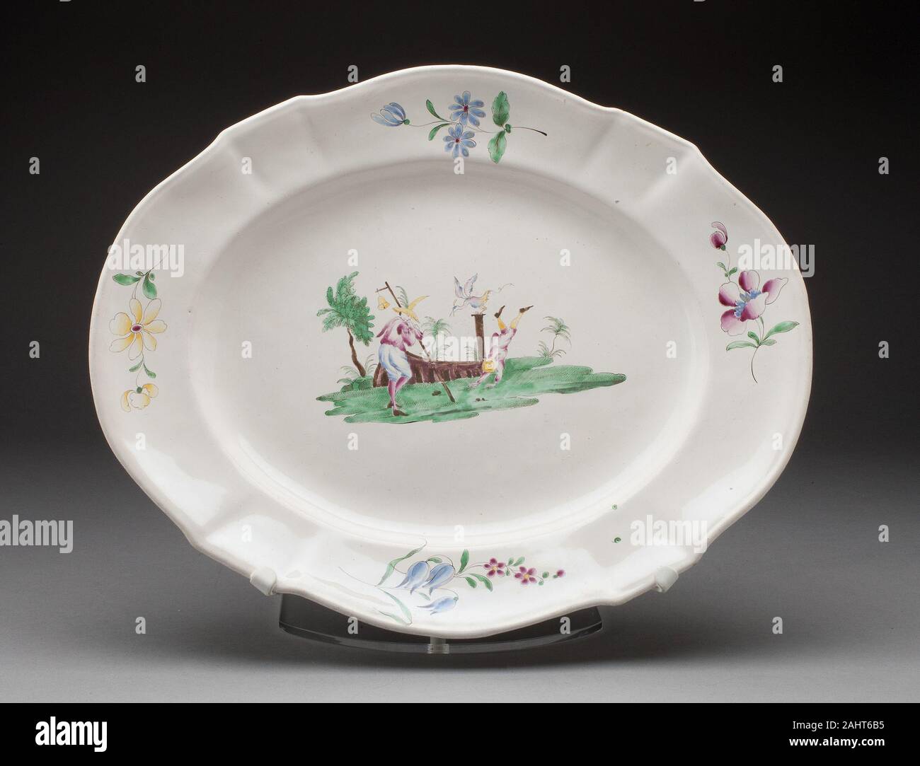 Joseph Adam Hannong. Platter. 1765–1775. Strasbourg. Tin-glazed ...