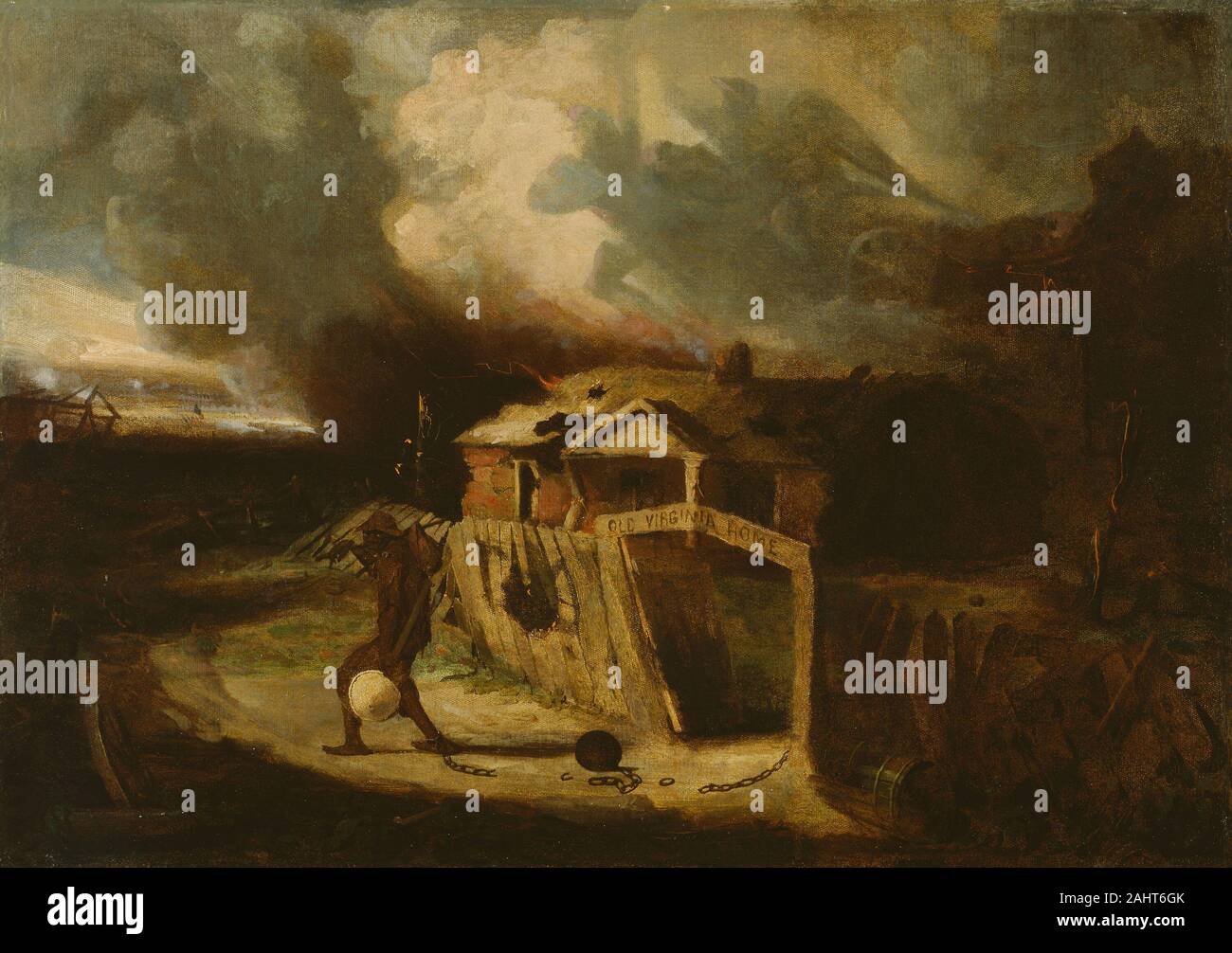 David Gilmour Blythe. Old Virginia Home. 1864. United States. Oil on ...