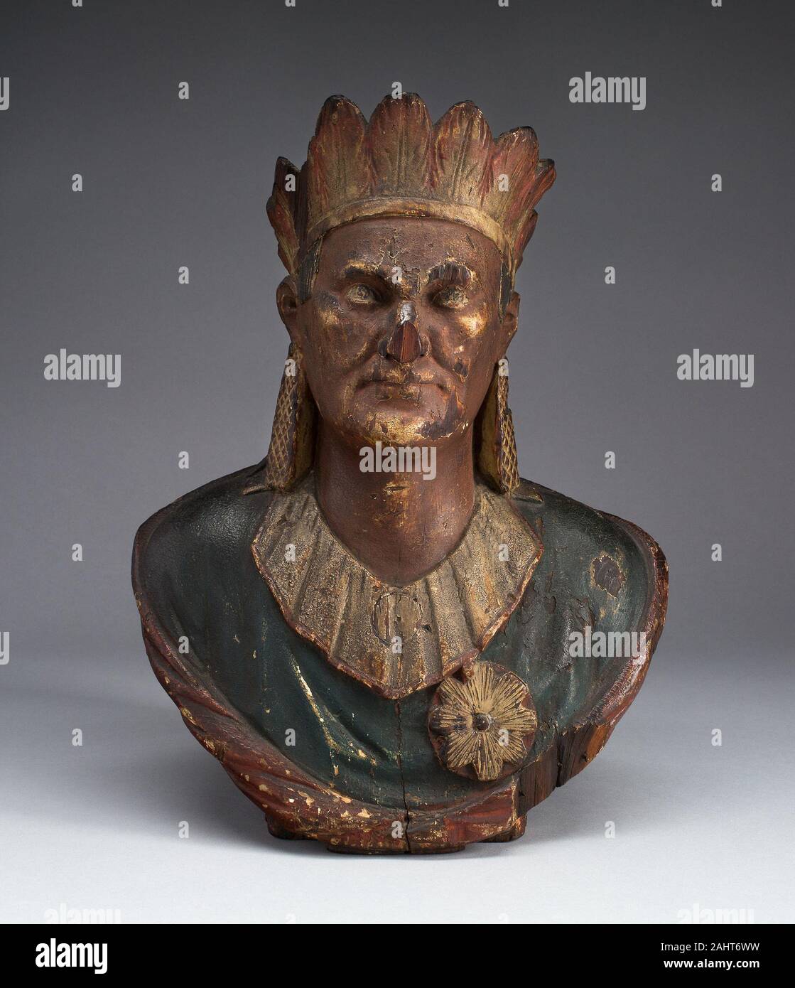 Artist unknown. Figurehead. 1820. New Bedford. Pine and polychrome ...