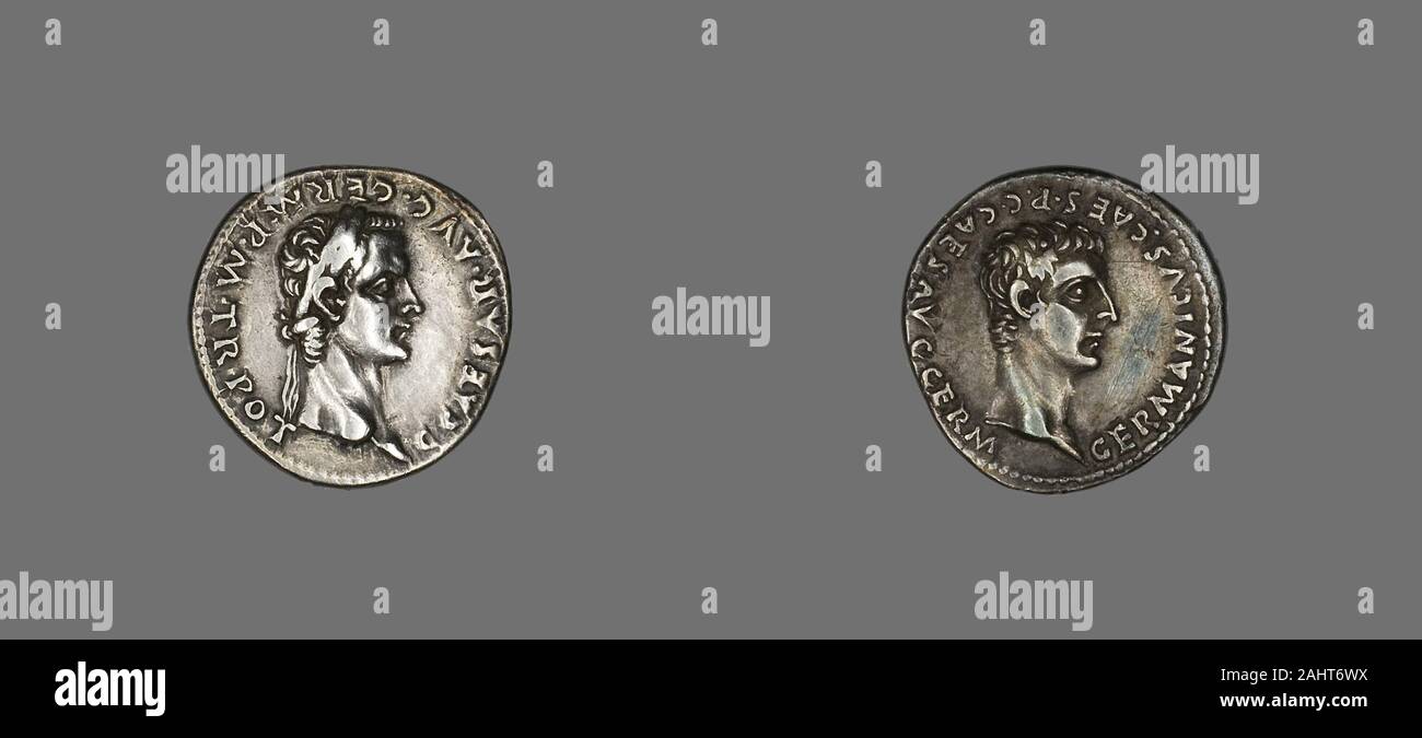 Ancient Roman. Denarius (Coin) Portraying Emperor Gaius (Caligula). 37 ...