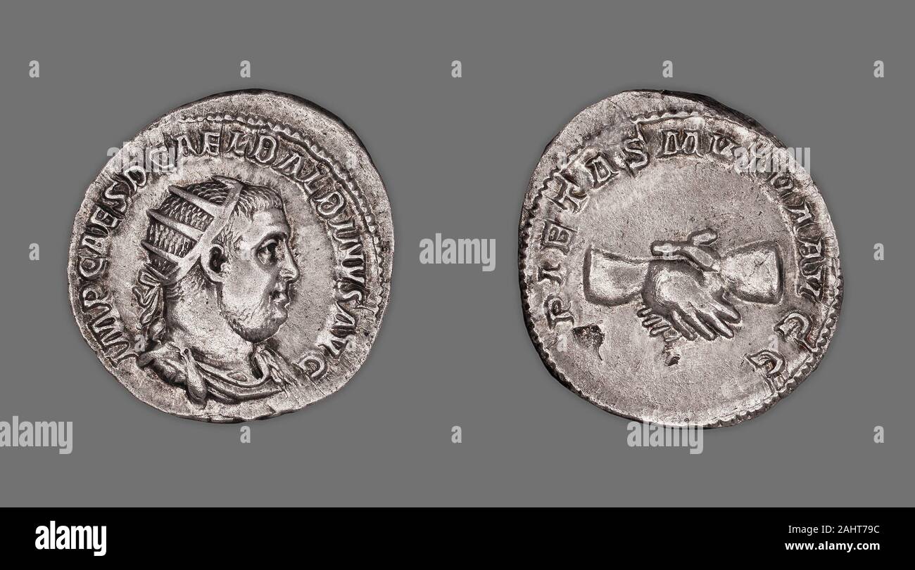 Ancient Roman. Antoninianus (Coin) Portraying Emperor Balbinus. 238 AD ...