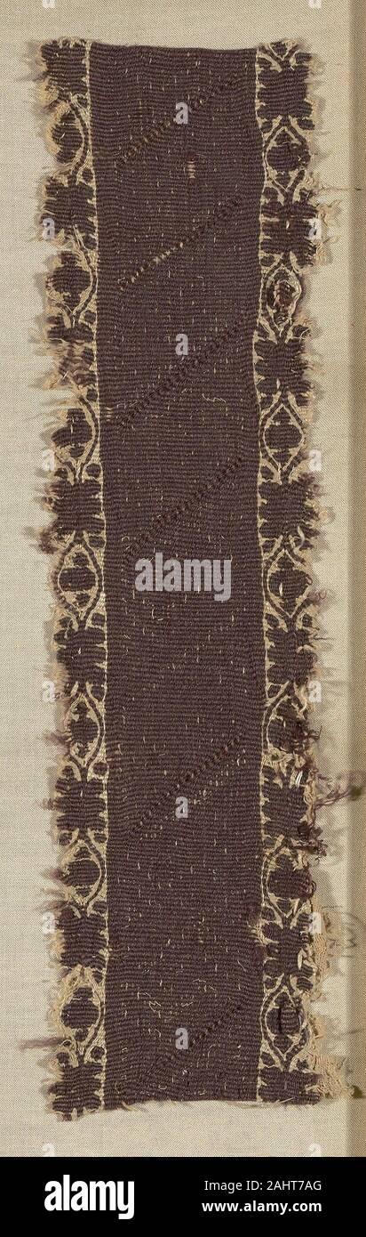 Coptic. Border. 201 AD–400 AD. Egypt. Linen and wool, slit tapestry ...