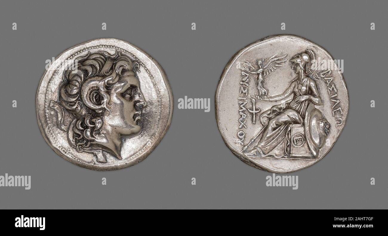 Ancient Greek. Tetradrachm (Coin) Portraying Alexander the Great. 297 ...