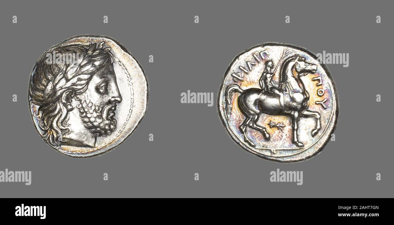 Ancient Greek Coin With Horse