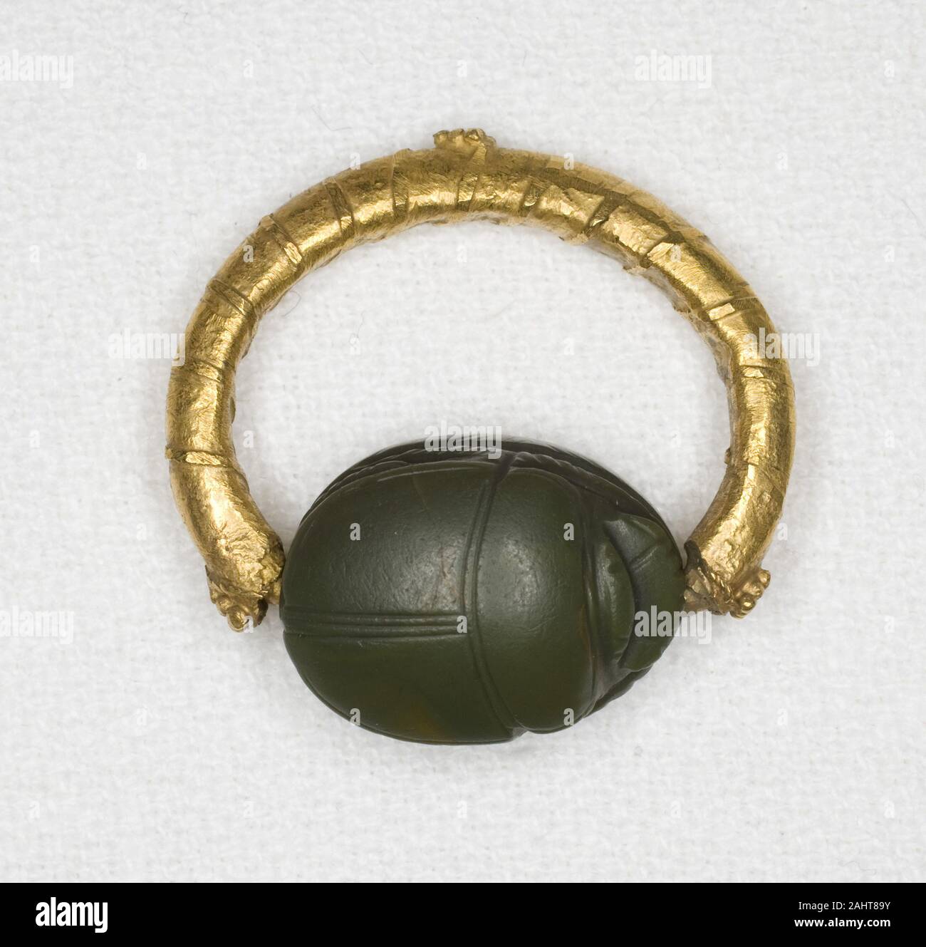 Ancient Egyptian. Ring with a Scarab Bezel. 1985 BC–1550 BC. Egypt ...