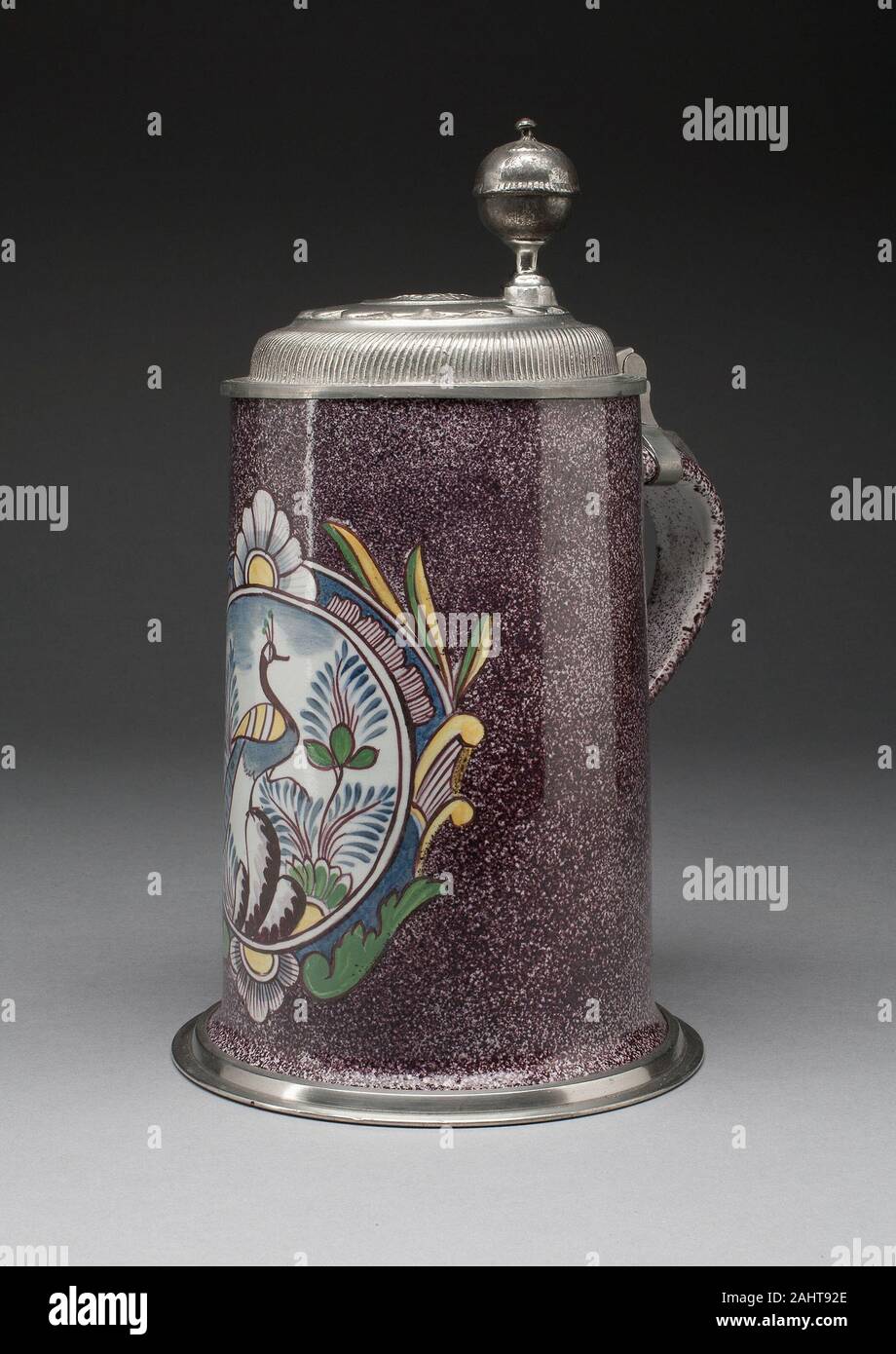 Tankard. 1725–1775. Nuremberg. Tin-glazed earthenware (faience) and ...