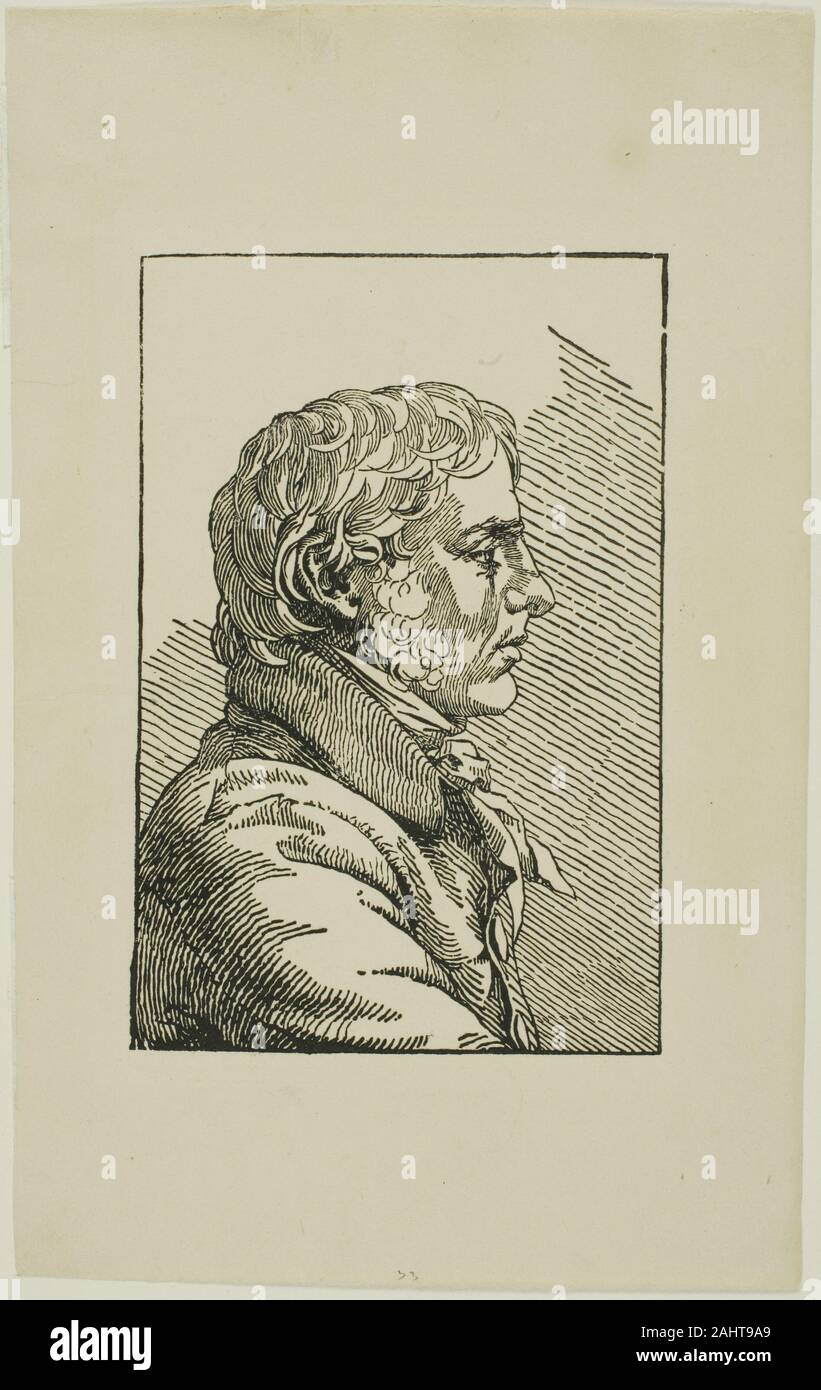 Caspar David Friedrich. Self-Portrait. 1794–1840. Germany. Woodcut on ...