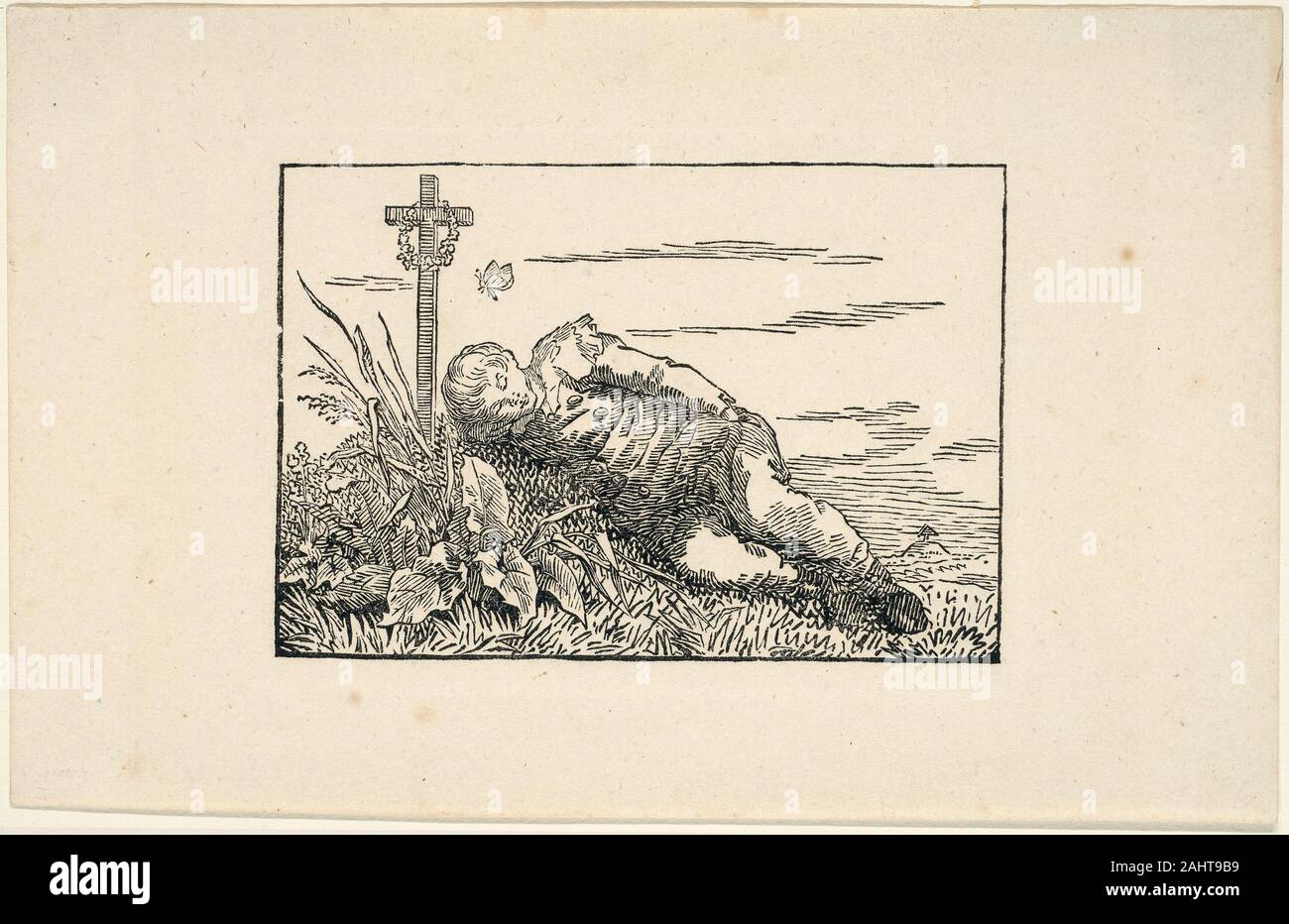 Caspar David Friedrich. Young Man Lying on a Grave. 1803–1804. Germany ...