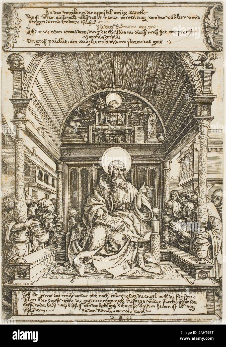 Daniel Hopfer, I. Saint Paul Enthroned Under a Baldachin. 1490–1536 ...