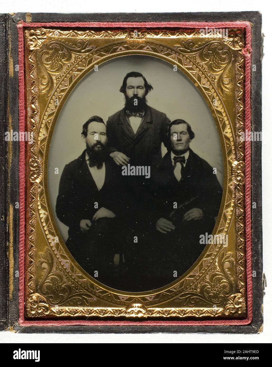 Portrait three unknown men hi-res stock photography and images - Alamy