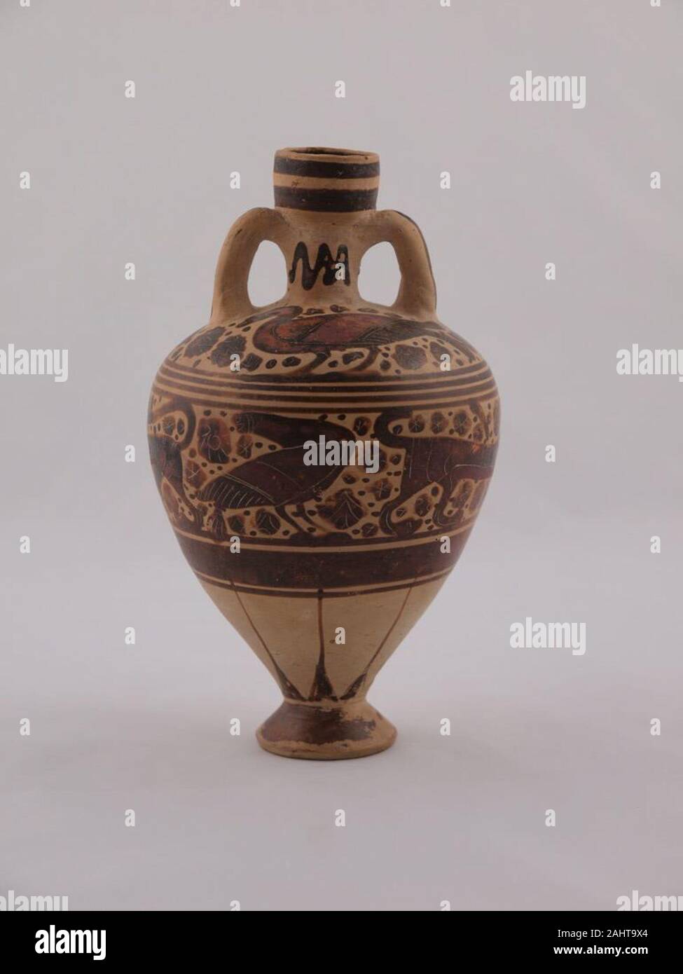 Ancient Greek. Amphoriskos (Container for Oil). 600 BC–575 BC. Corinth ...