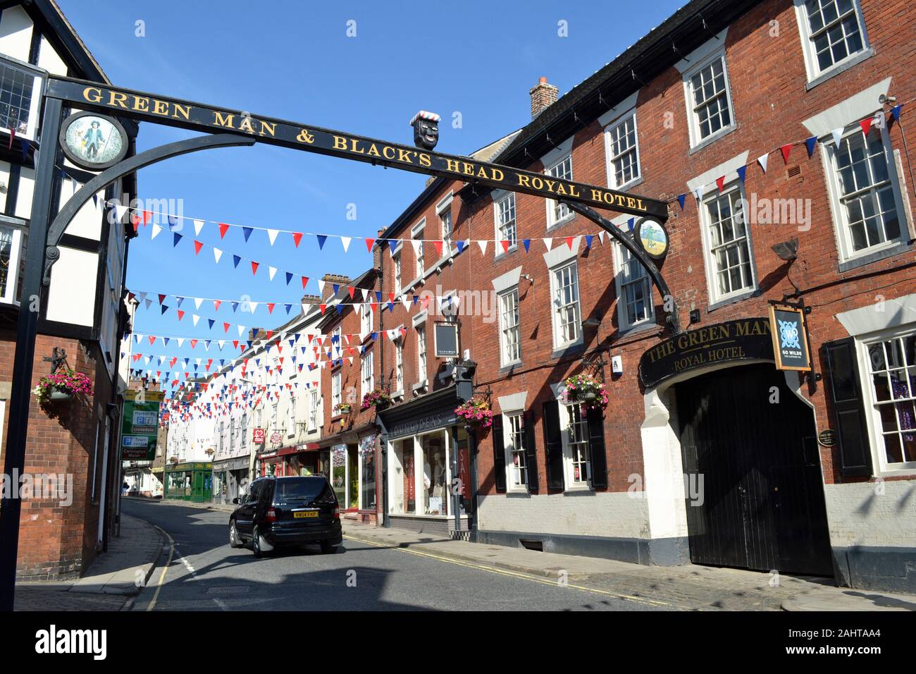 Town Centre in Ashbourne, Derbyshire, UK Stock Photo - Alamy
