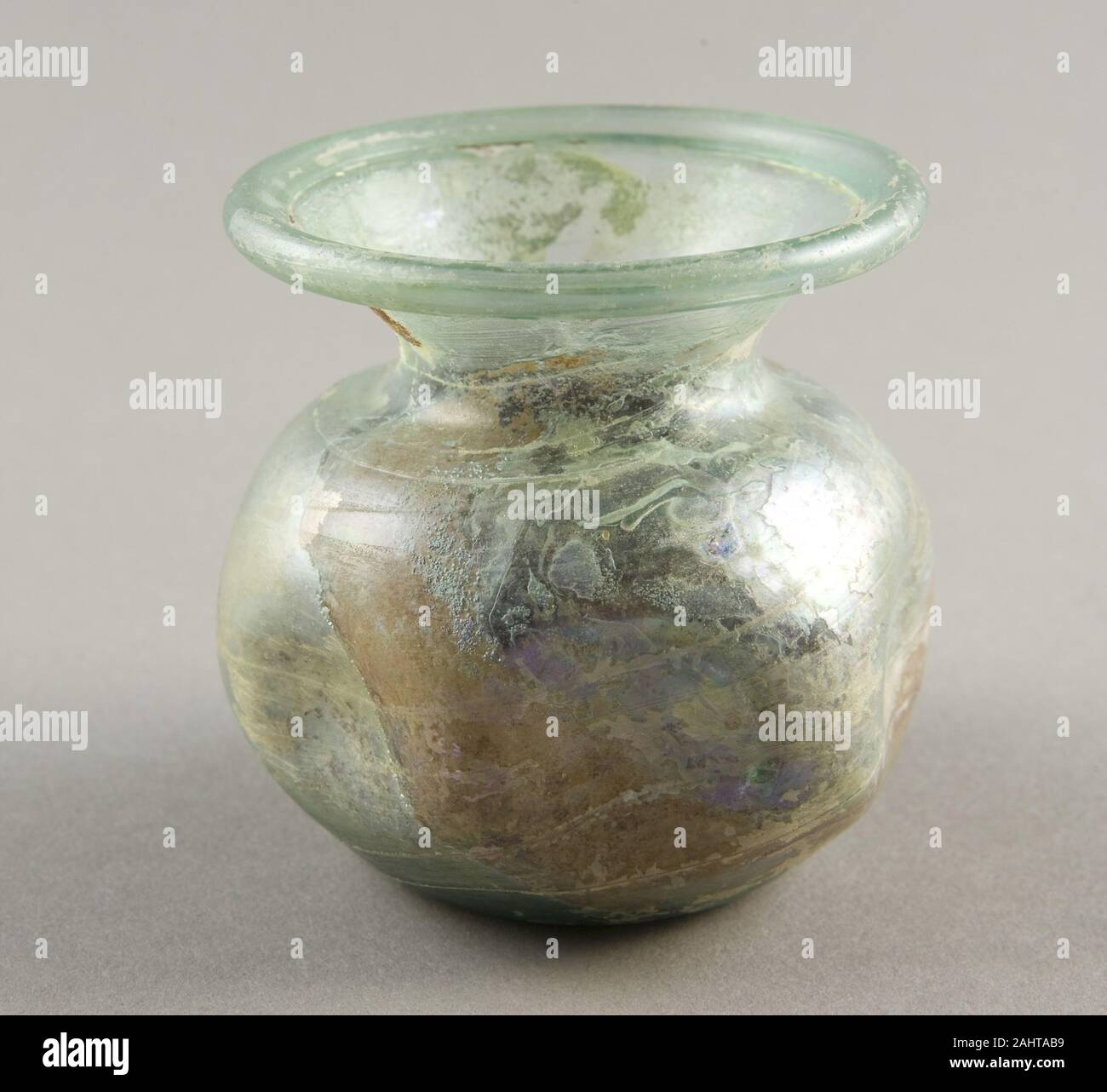 Ancient Roman. Jar. 101 AD–200 AD. Syria. Glass, blown technique Stock ...