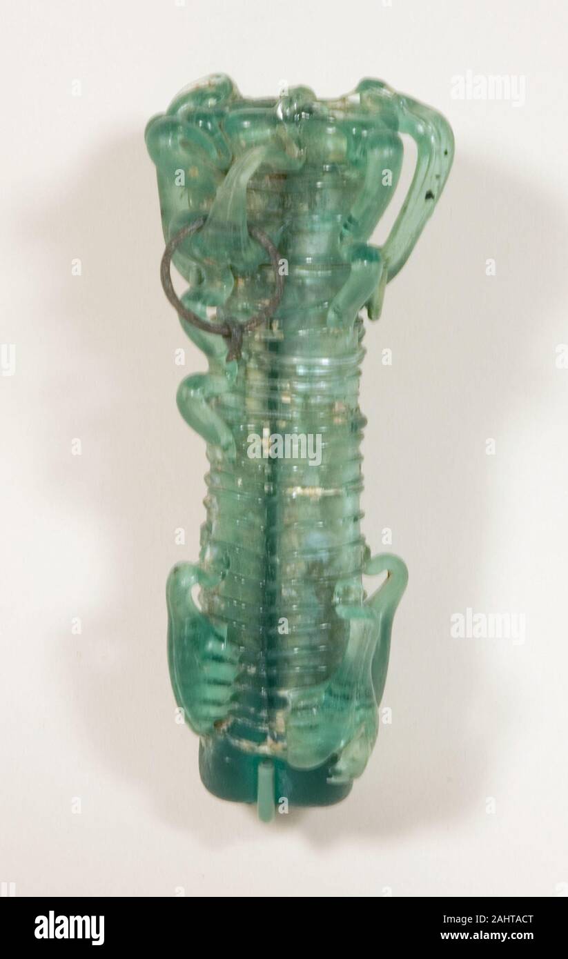 Byzantine. Kohl Container. 401 AD–600 AD. Levant. Glass, blown ...