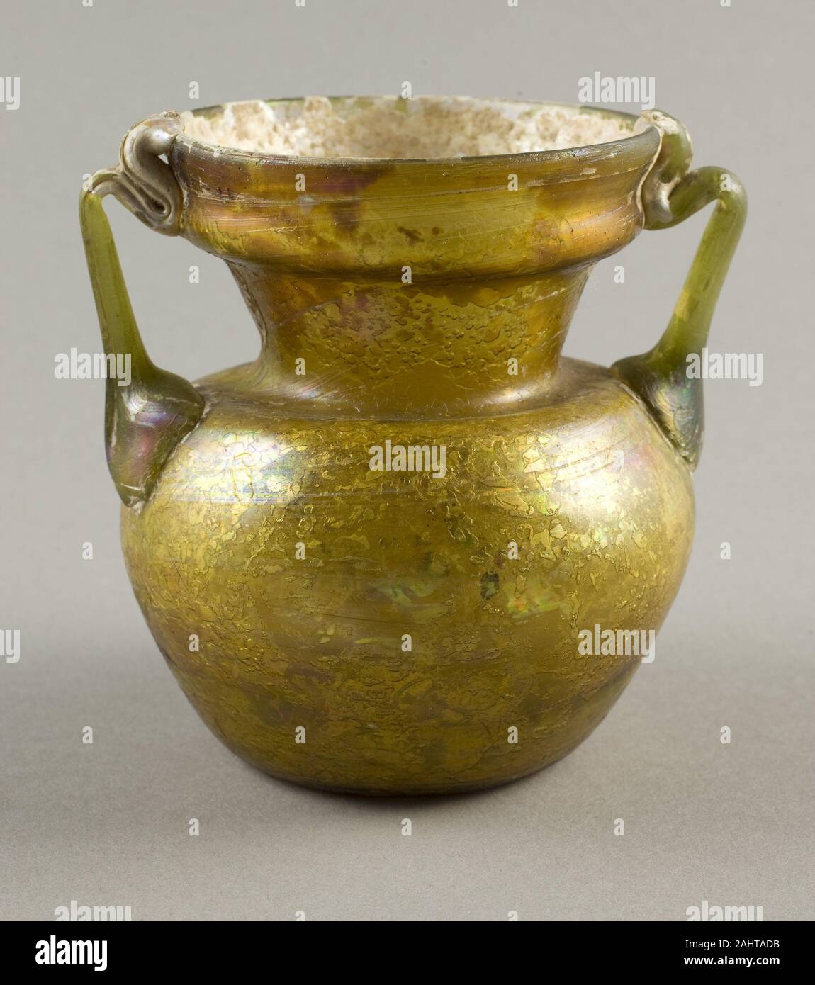 Ancient Roman. Jar. 201 AD–500 AD. Syria. Glass, blown technique Stock ...