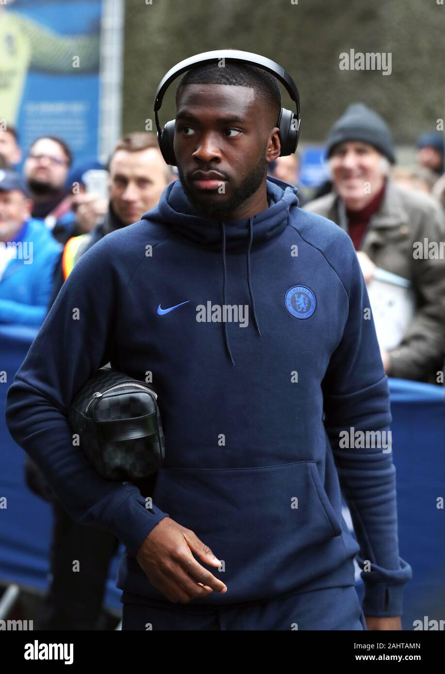 Chelsea's Fikayo Tomori arrives for the Premier League match at the ...