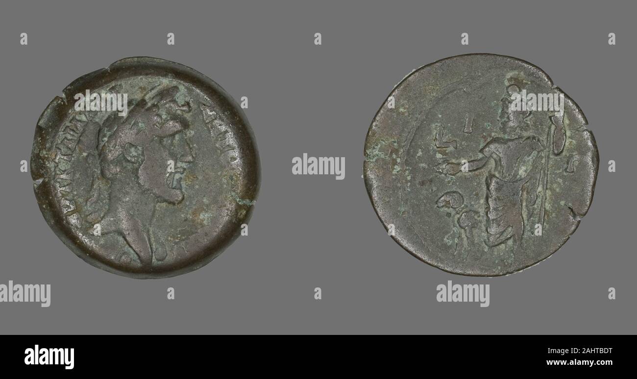 Ancient Roman. Coin Portraying Emperor Antoninus Pius. 149 AD–150 AD ...