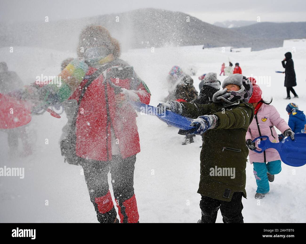 Burqin, China's Xinjiang Uygur Autonomous Region. 1st Jan, 2020 ...