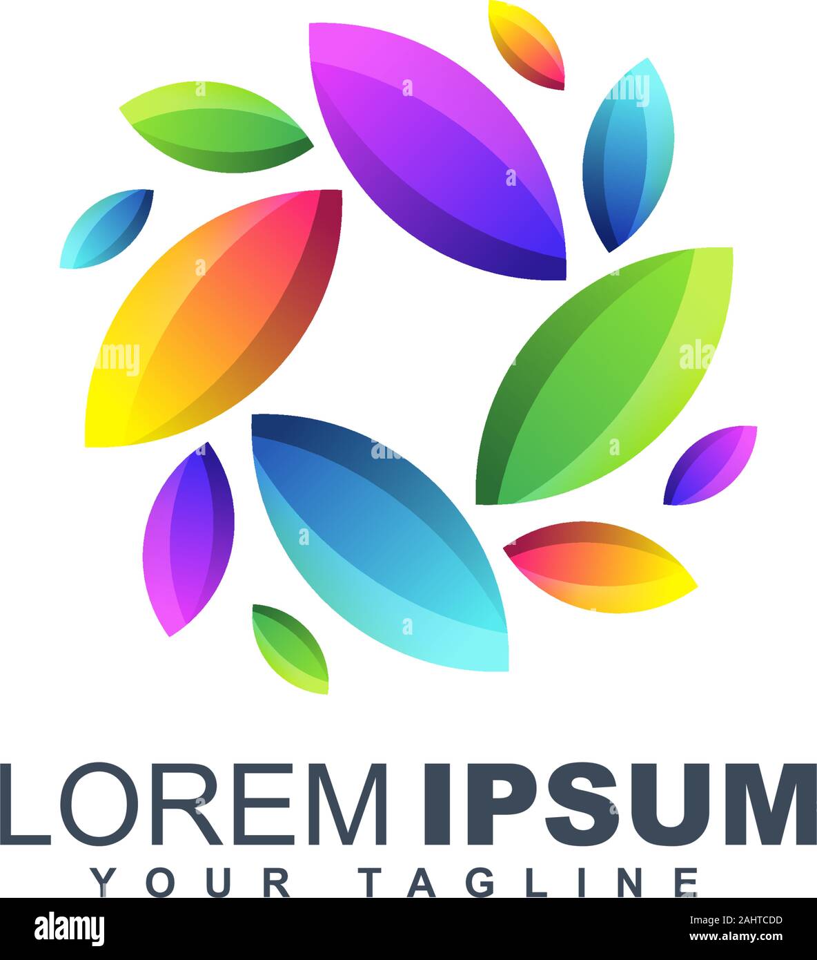 Colorful leaf Stock Vector Images - Alamy