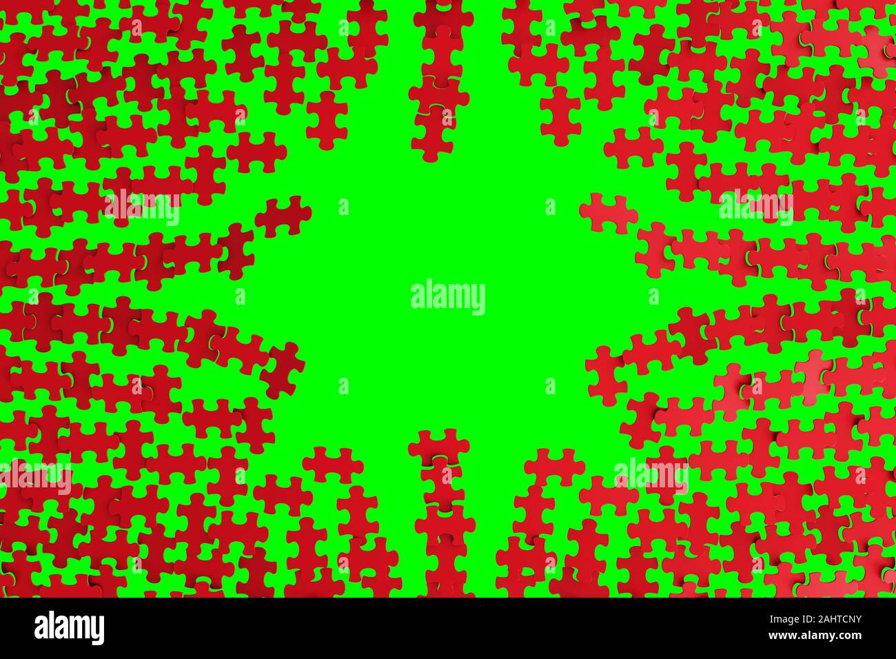 Solved red puzzle hi-res stock photography and images - Alamy