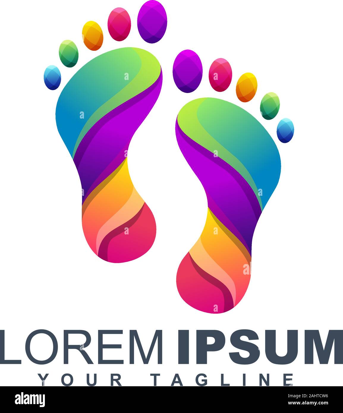 Barefoot gradient Stock Vector Images - Alamy