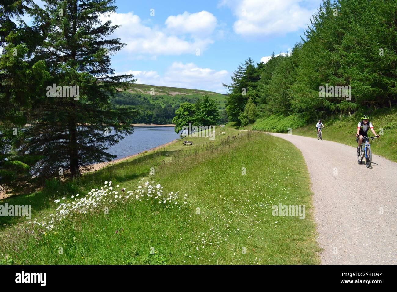 Ladybower Reservoir, Upper Derwent Valley, Derbyshire, UK Stock Photo ...