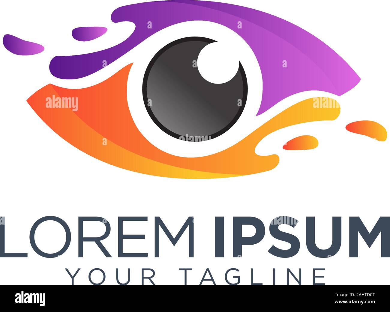 Colorful eye logo hi-res stock photography and images - Alamy