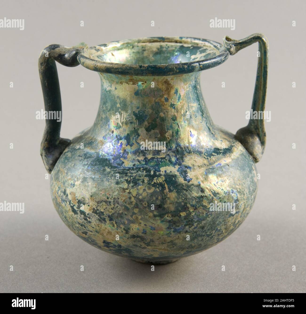 Ancient Roman. Jar. 301 AD–500 AD. Syria. Glass, blown technique Stock ...