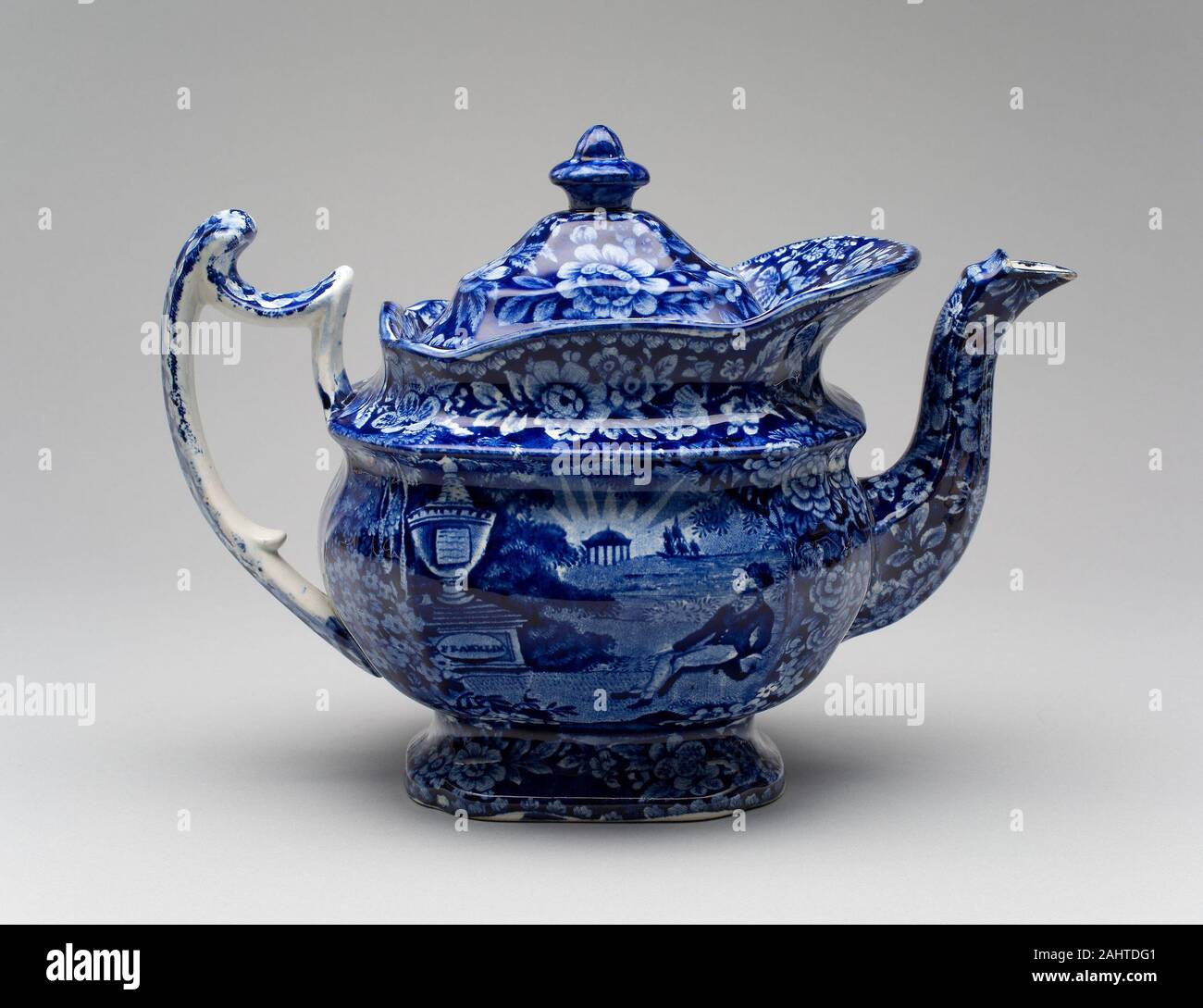 Enoch Wood and Sons. Teapot. 1825–1830. Burslem. Earthenware Stock ...