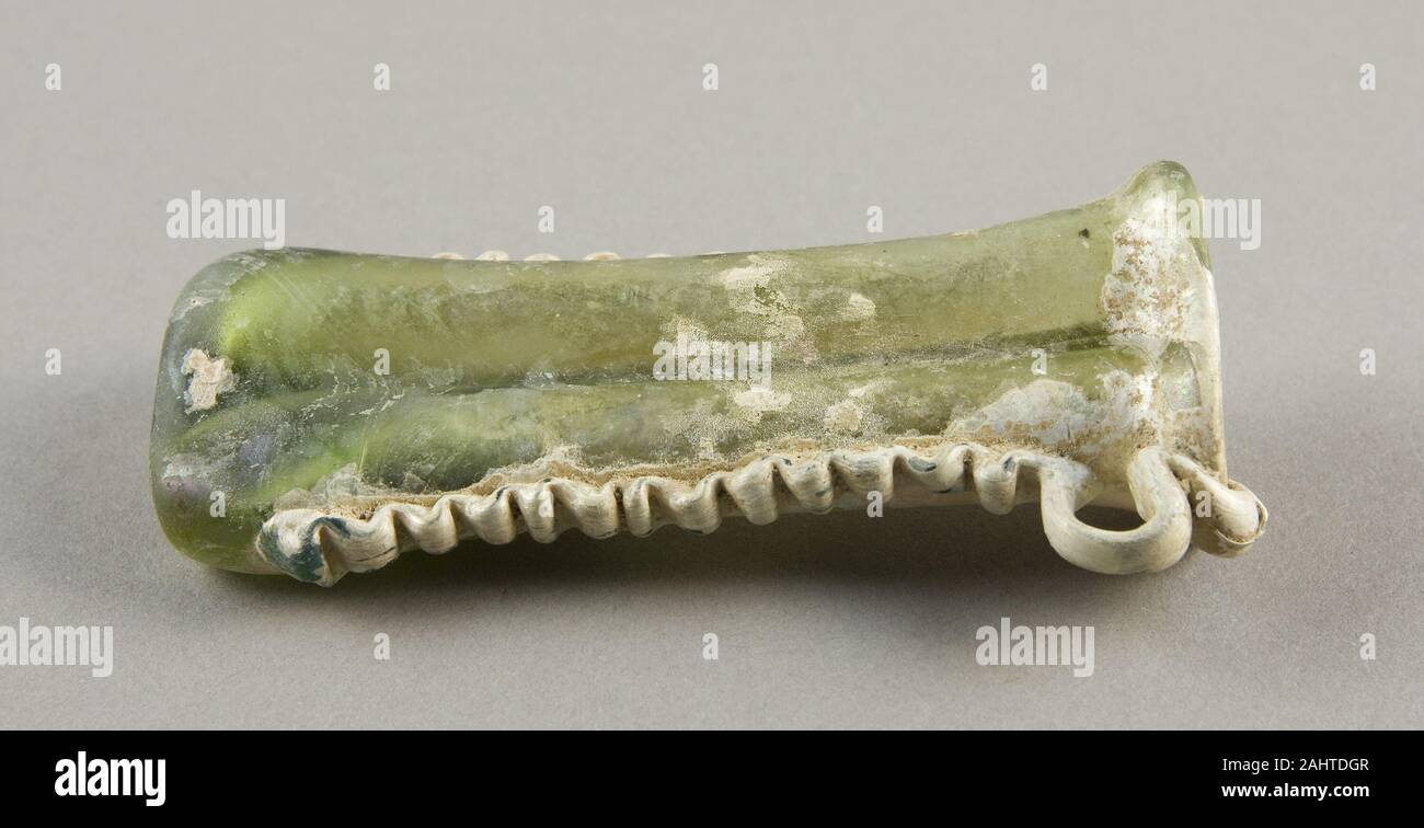 Ancient Roman. Cosmetic Container. 301 AD–400 AD. Syria. Glass, blown ...