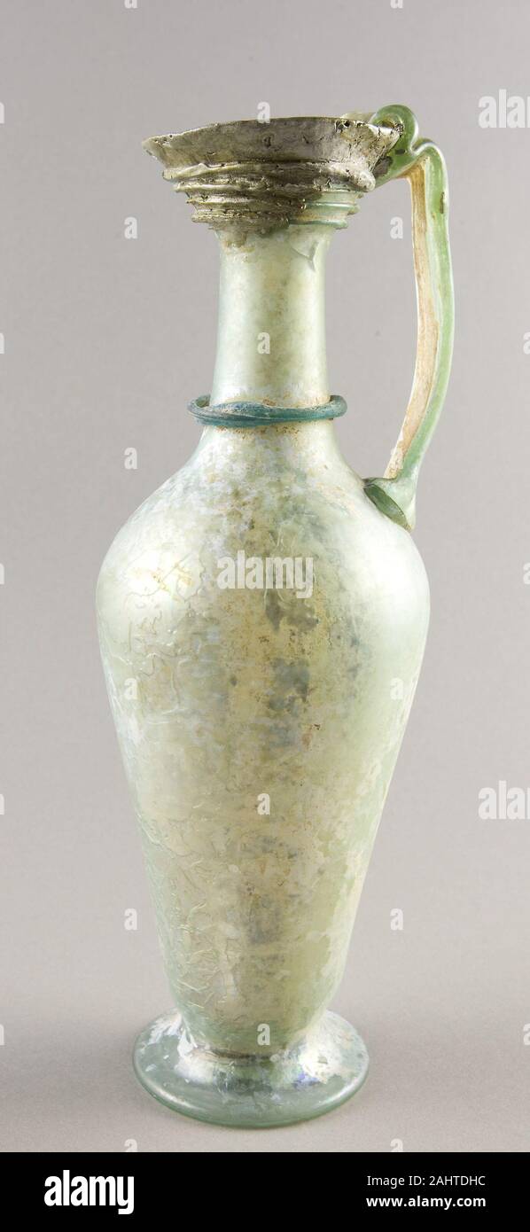 Ancient Roman. Ewer. 201 AD–400 AD. Syria. Glass, blown technique Stock ...