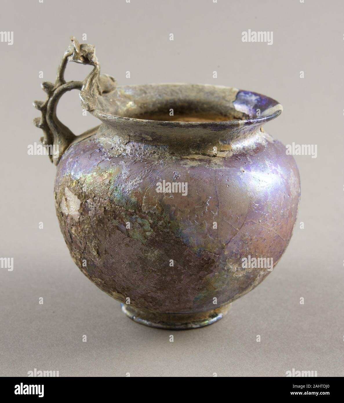 Ancient Roman. Jar. 201 AD–500 AD. Syria. Glass, blown technique Stock ...