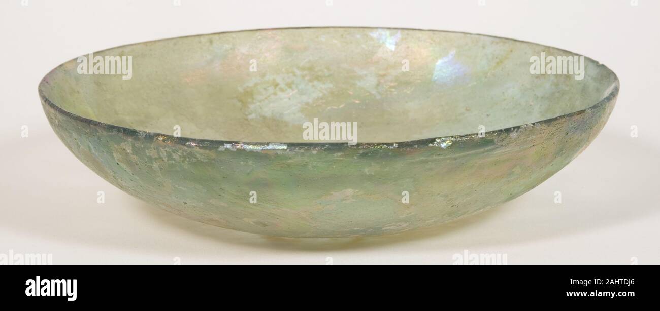 Ancient Roman. Bowl. 50 BC–50 AD. Syria. Glass, sagged, rotary-polished ...