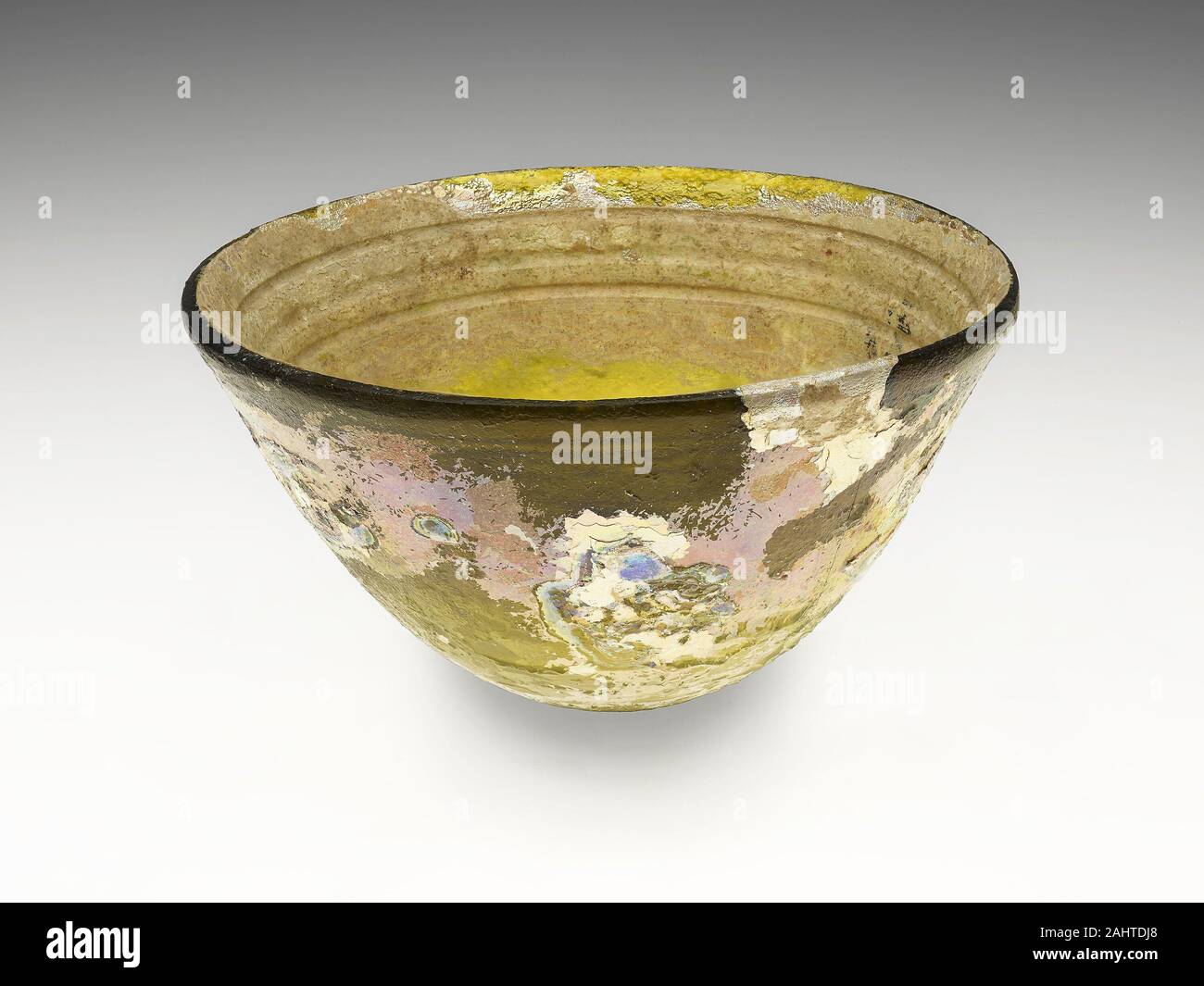 Ancient Roman. Bowl. 250 BC–50 BC. Syria. Glass, cast (sagged Stock ...