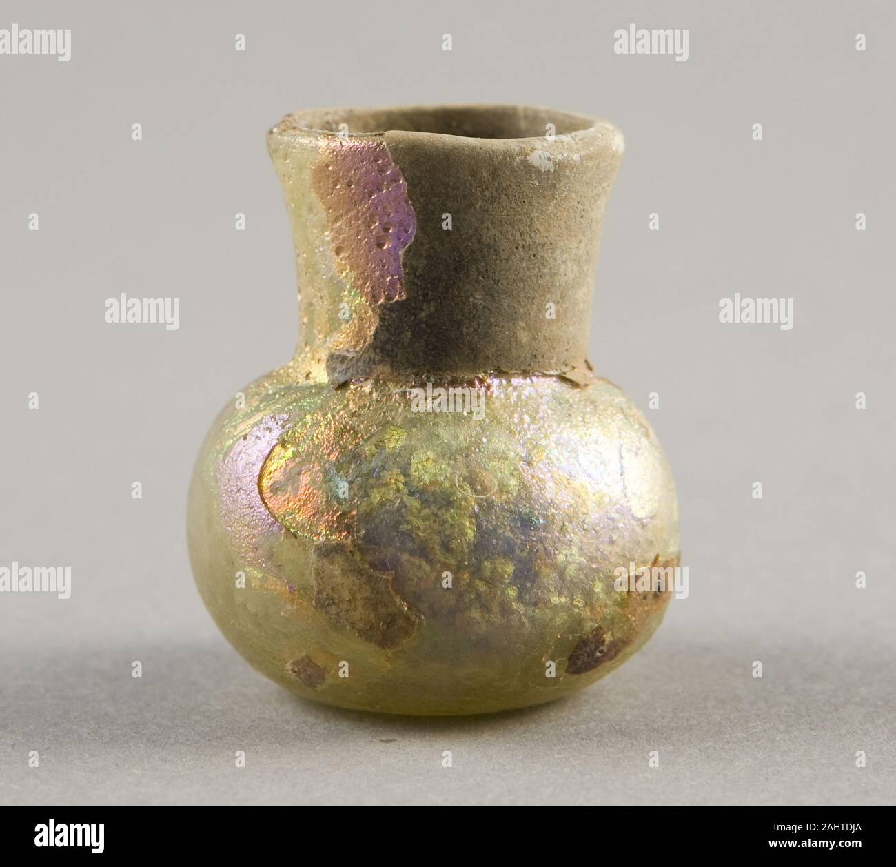 Ancient Roman. Jar. 201 AD–400 AD. Syria. Glass, blown technique Stock ...