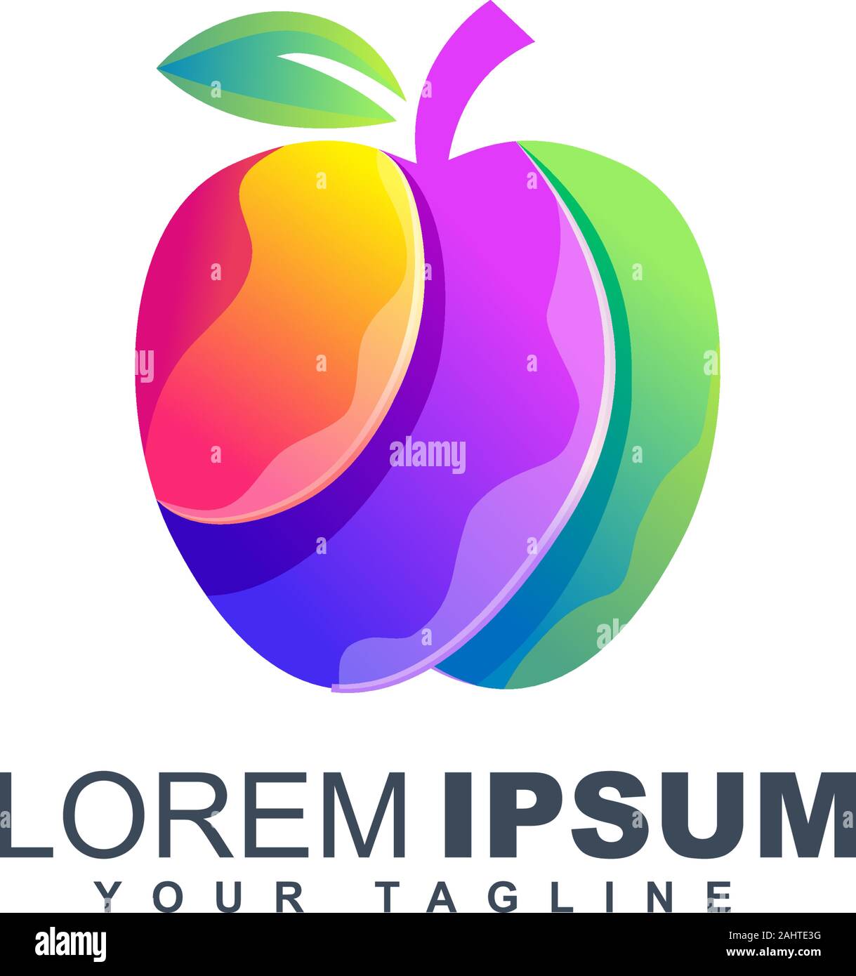 Stylized apple Stock Vector Images - Alamy