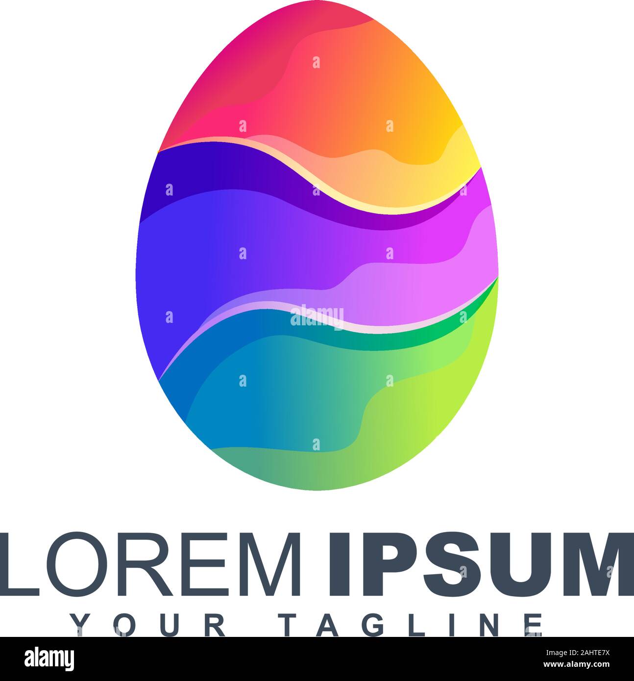 Egg logo design template vector design isolated liquid Stock Vector ...