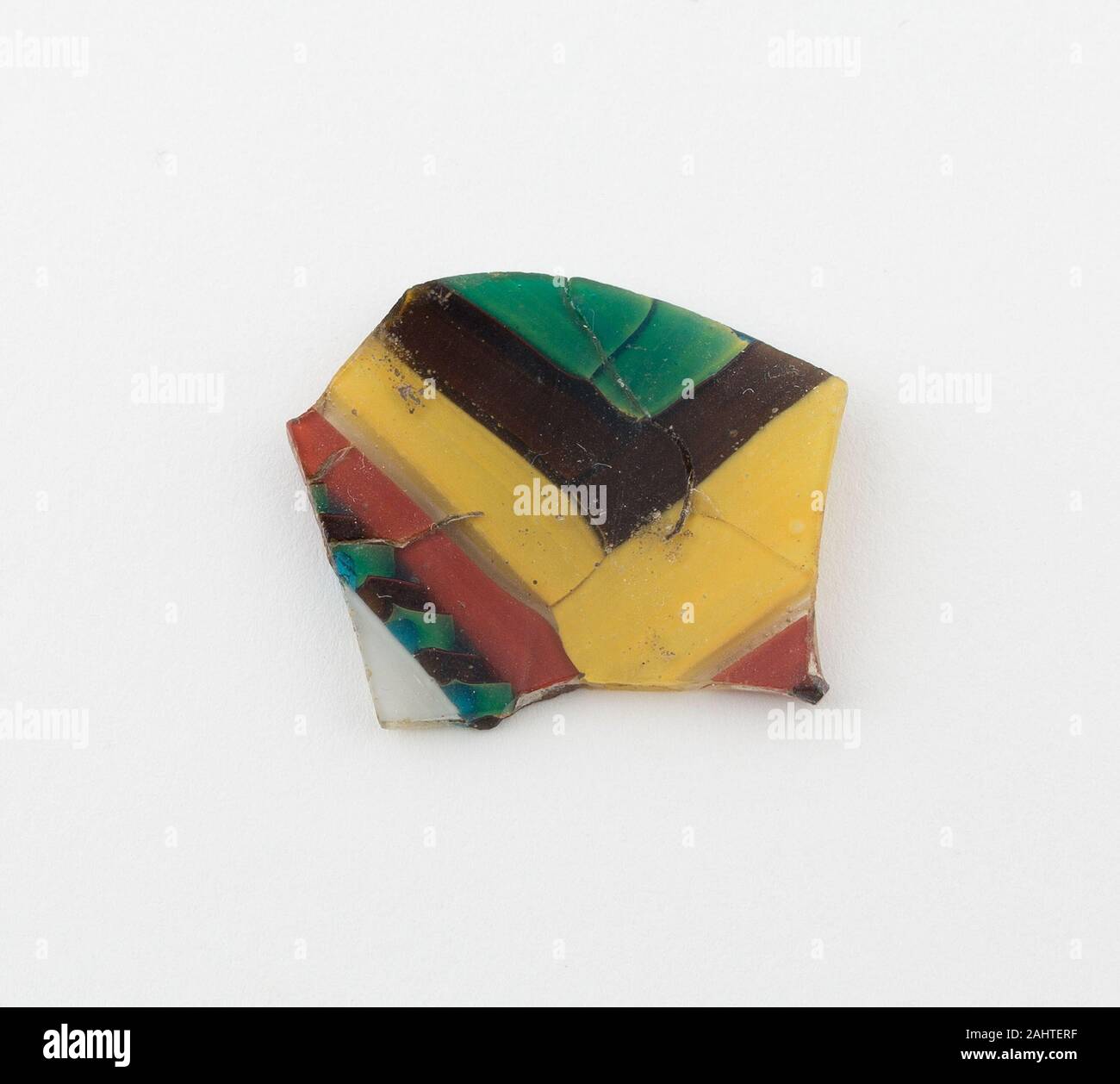 Ancient Roman. Fragment of a Bowl. 25 BC–75 AD. Roman Empire. Glass ...