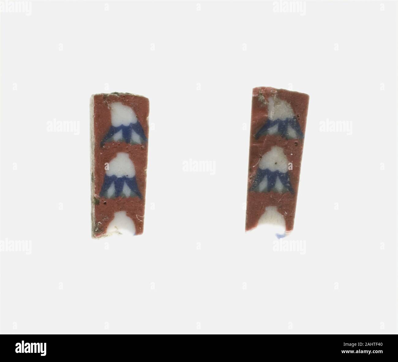 Ancient Roman. Fragments of Inlays Depicting Lotus Buds ( ). 100 BC–100 ...