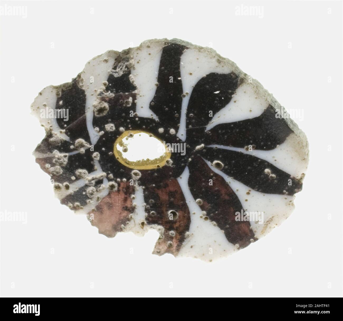 Ancient Roman. Fragment of an Inlay Depicting a Rosette. 100 BC–100 AD ...