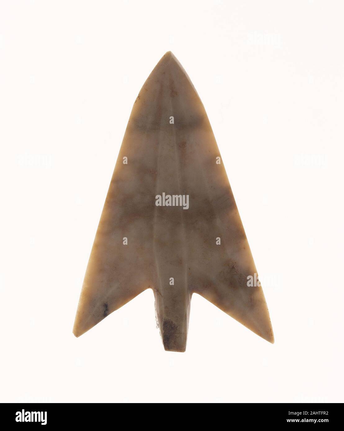 Barbed and Tanged Arrowhead. 1600 BC–1050 BC. China. Jade Stock Photo ...